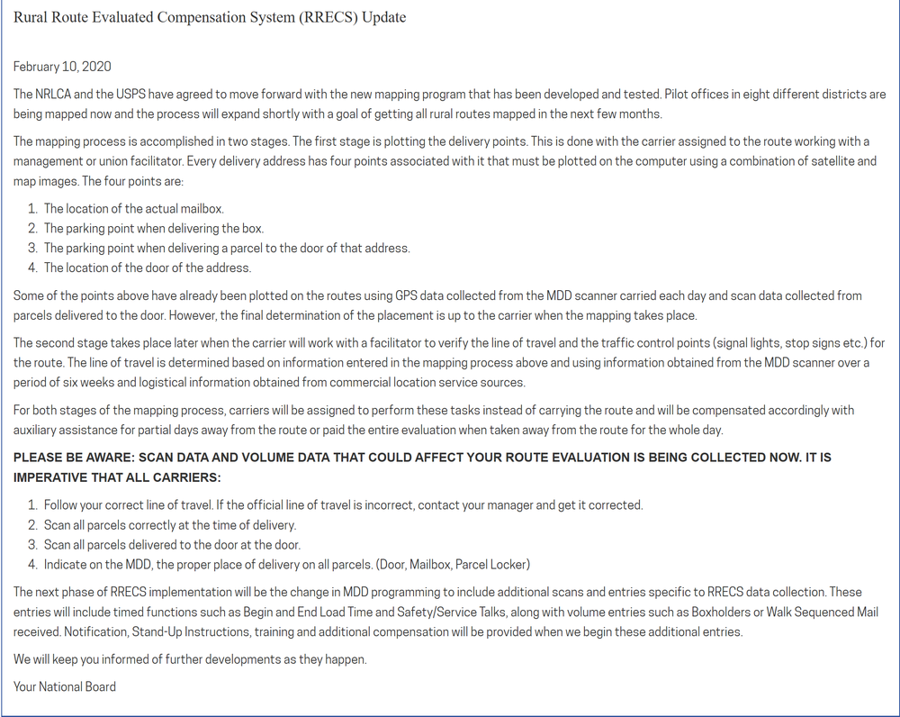 RRECs update 2-10.png | Rural Mail Talk